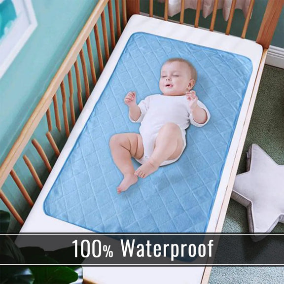 Ultra Soft 100% Waterproof Under Pad For Kids And Adults Sky Blue Colo ...